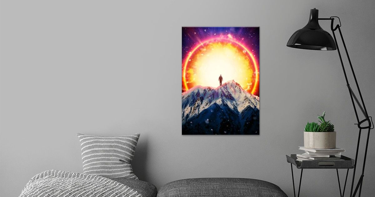 'The Fire Inside' Poster by seam less | Displate
