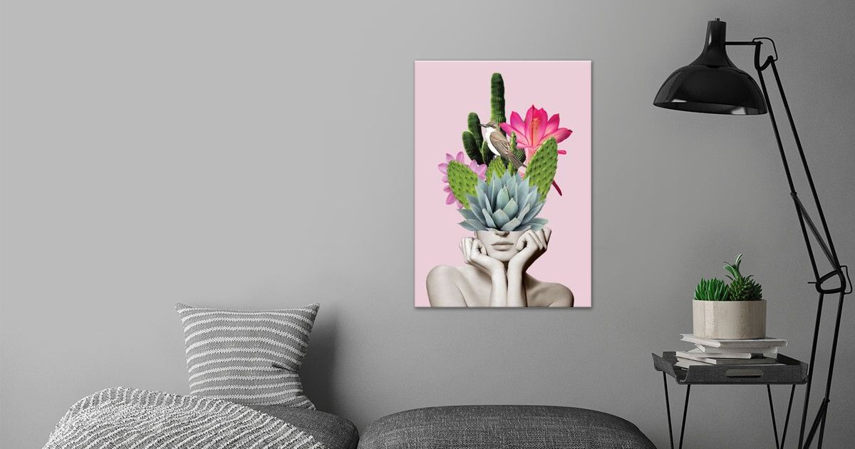 'Cactus Lady' Poster by dada 22 | Displate