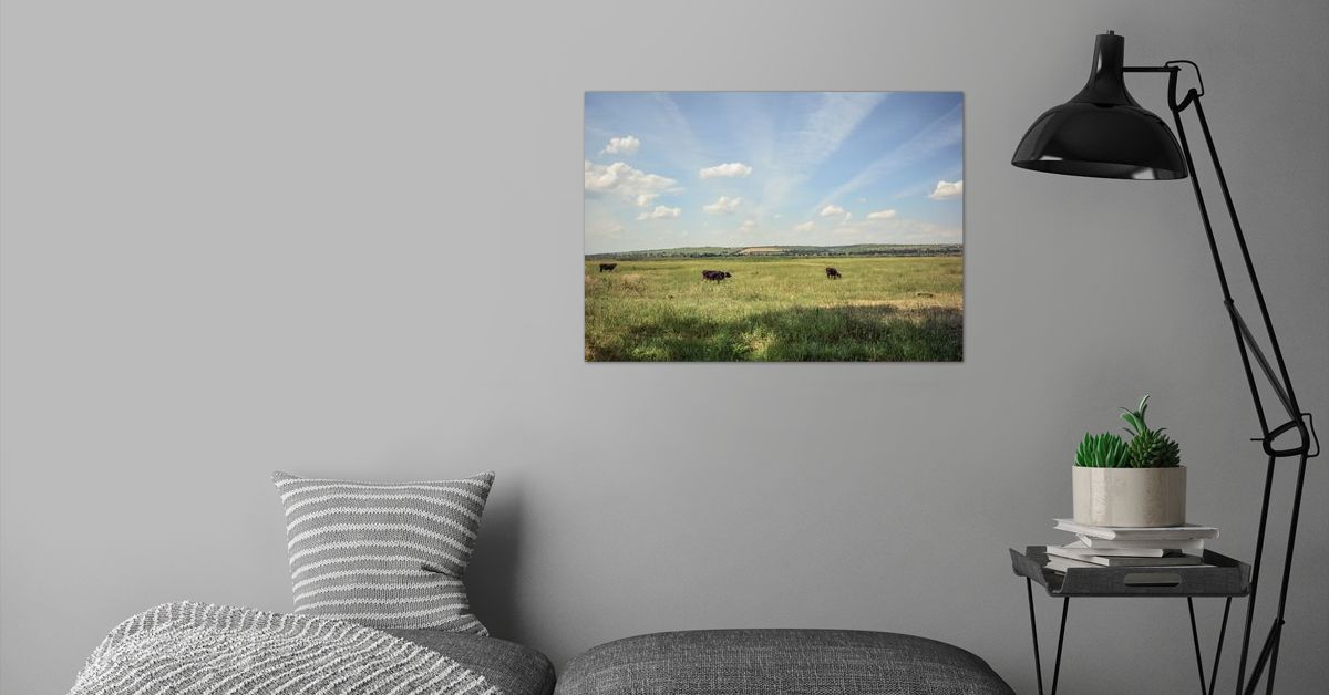 'Rural landscape' Poster by NAMA | Displate