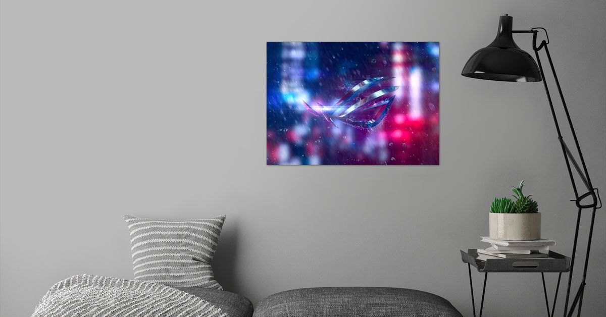 'asus gaming rog' Poster by M Art | Displate