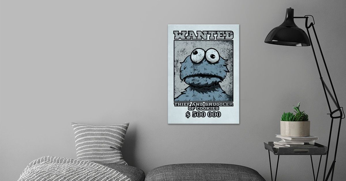 'Wanted monster' Poster by Olivier Delmas | Displate
