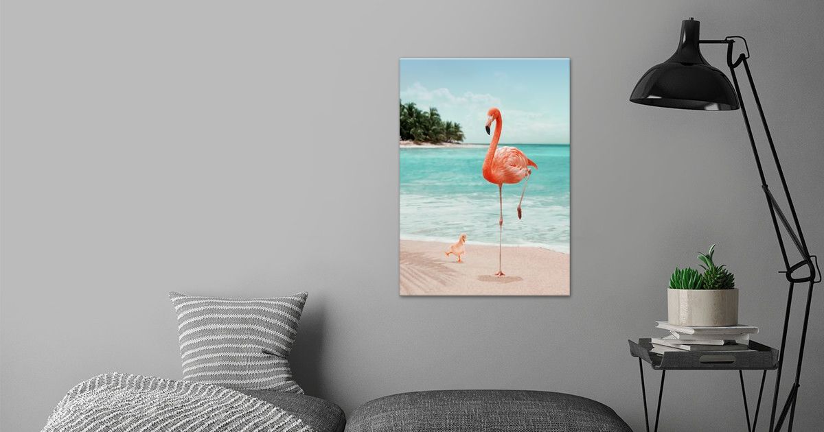 'Wannabe Flamingo' Poster by Jonas Loose | Displate