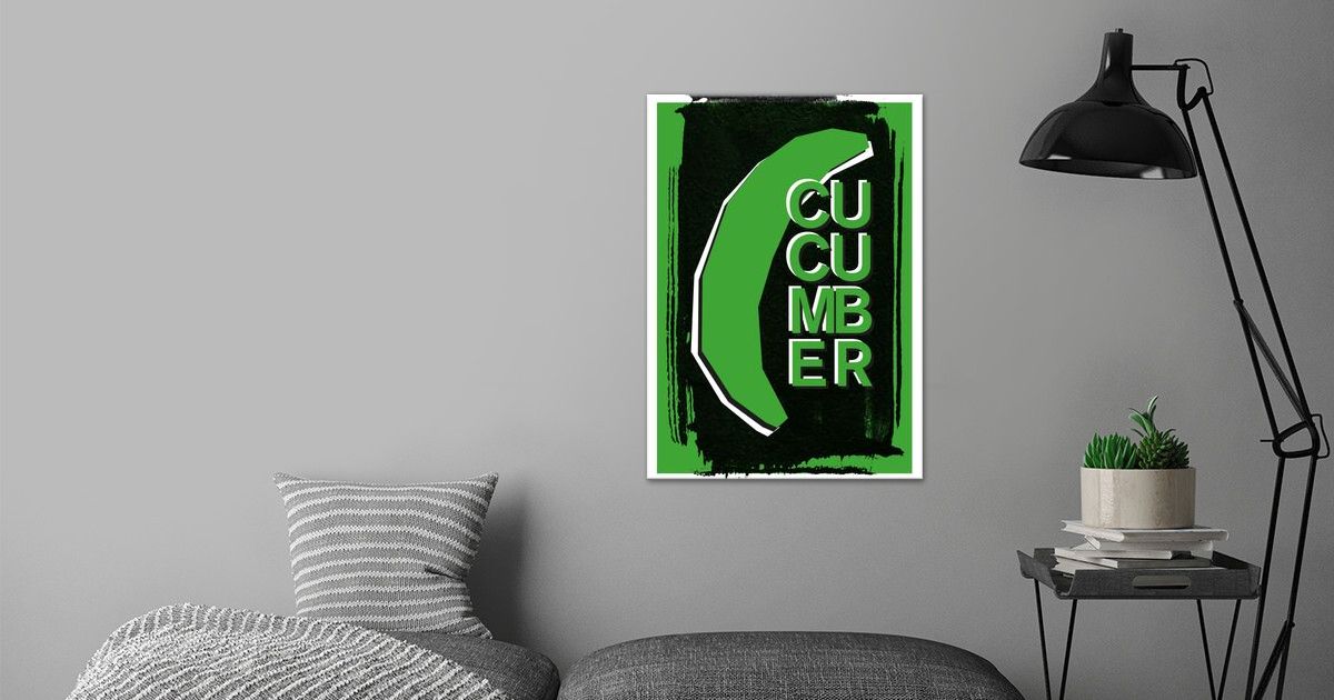 'Cucumber' Poster by Eric Dreibholz | Displate