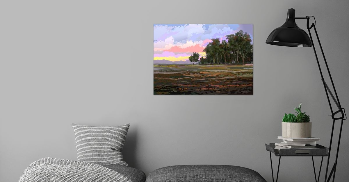 'Landscape 1' Poster by Jonathan Shih | Displate
