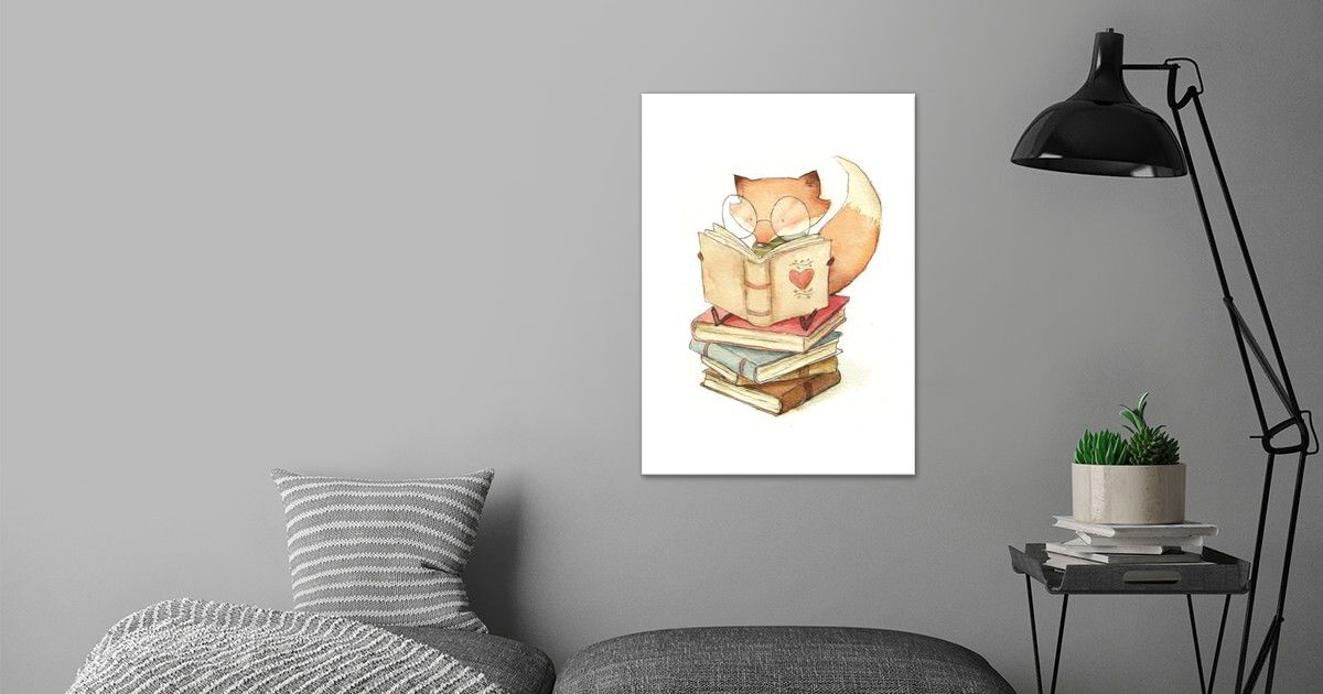 'Book Lover' Poster by Mike Koubou | Displate