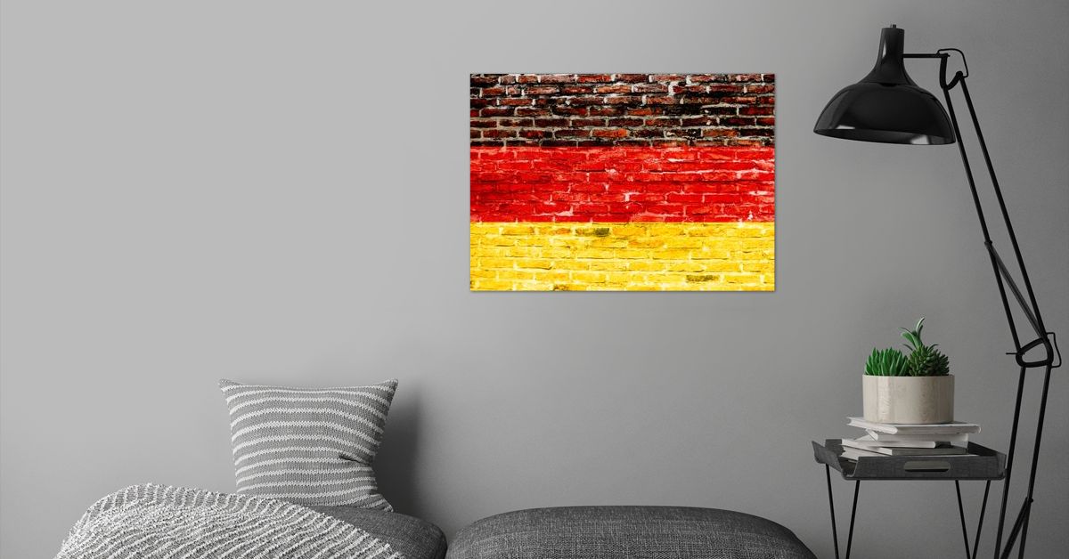'Germany flag' Poster by Edward Karczmarski | Displate
