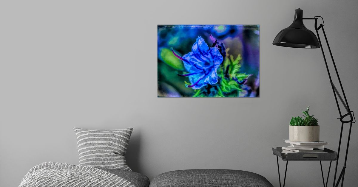 'Feeling Blue' Poster by Joyce Steele | Displate