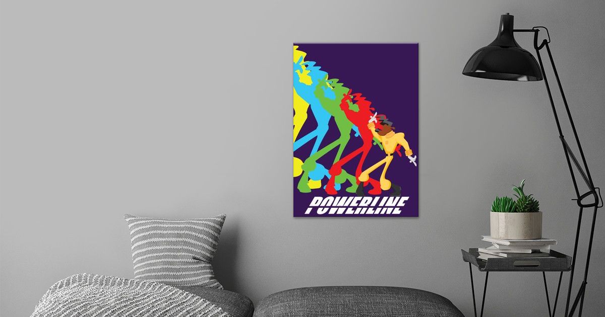 'Powerline poster' Metal Poster Print - Magdalena Bąk | Displate