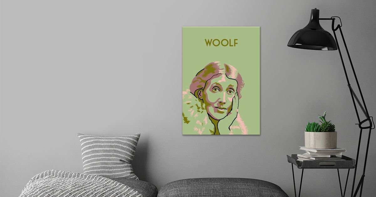'Virginia Woolf' Poster by Savant Designs | Displate