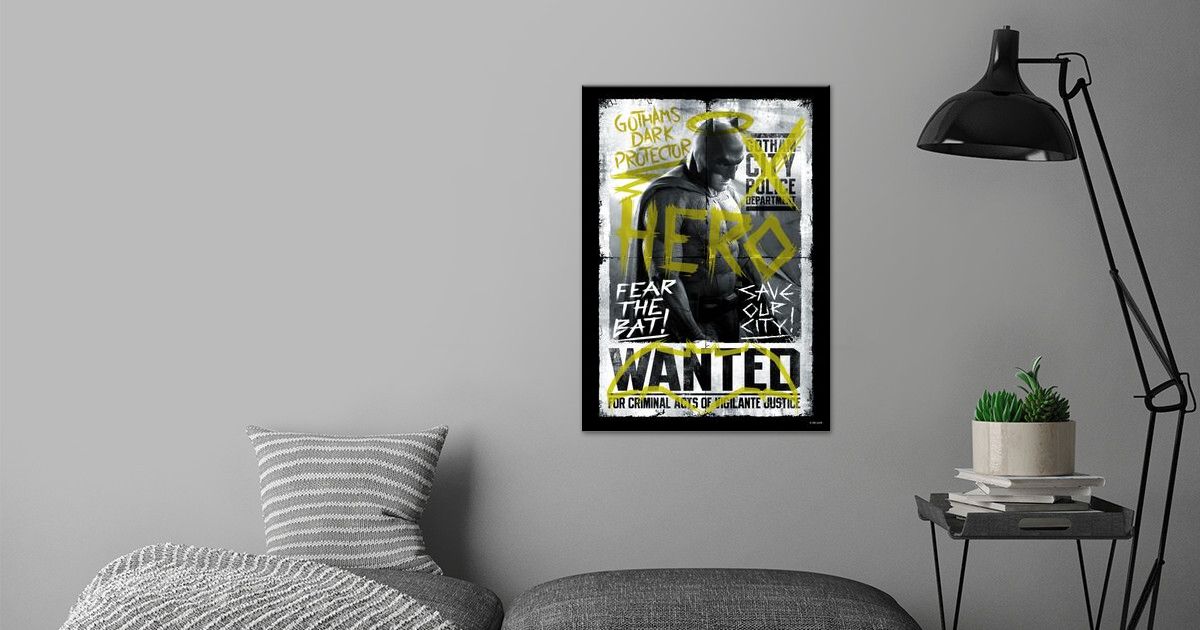 'Batman wanted' Poster by DC Comics | Displate