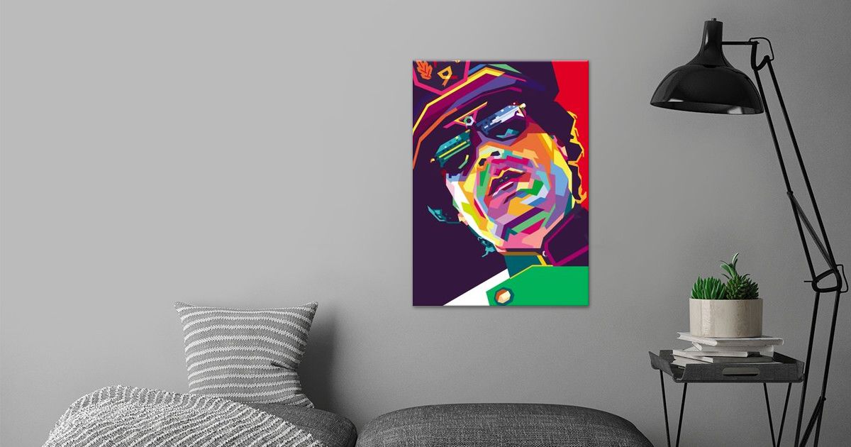 'Muammar Gaddafi' Poster by Popart PosterS | Displate