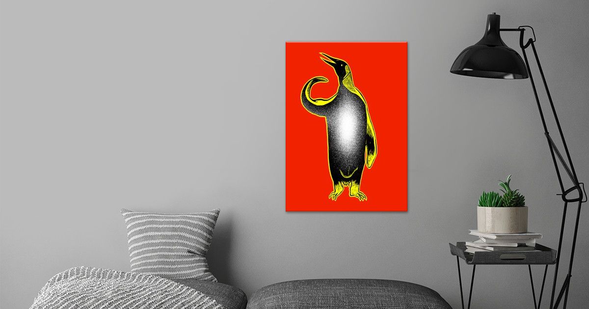 'Penguin power' Poster by Tofan barmalisi | Displate