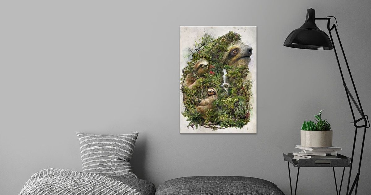 'Sloth ' Poster by Barrett Biggers | Displate