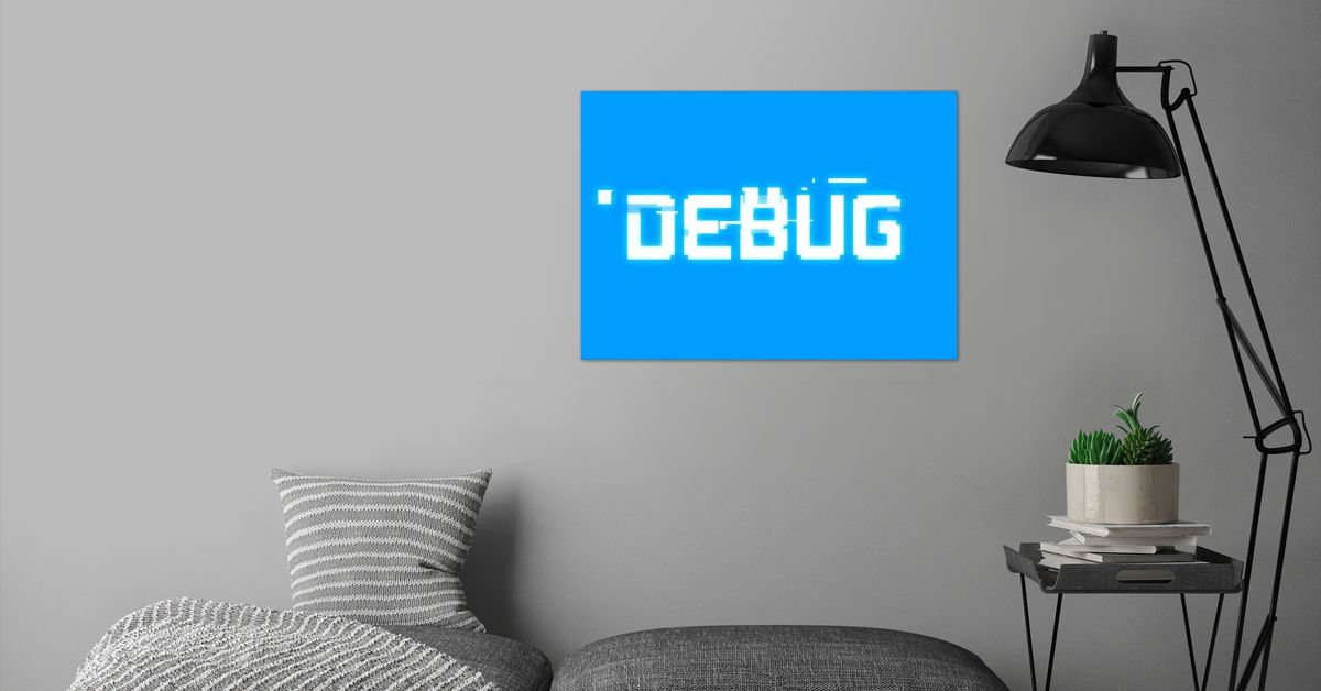 'Bit glitch debug' Poster by Gianfranco Grenar | Displate