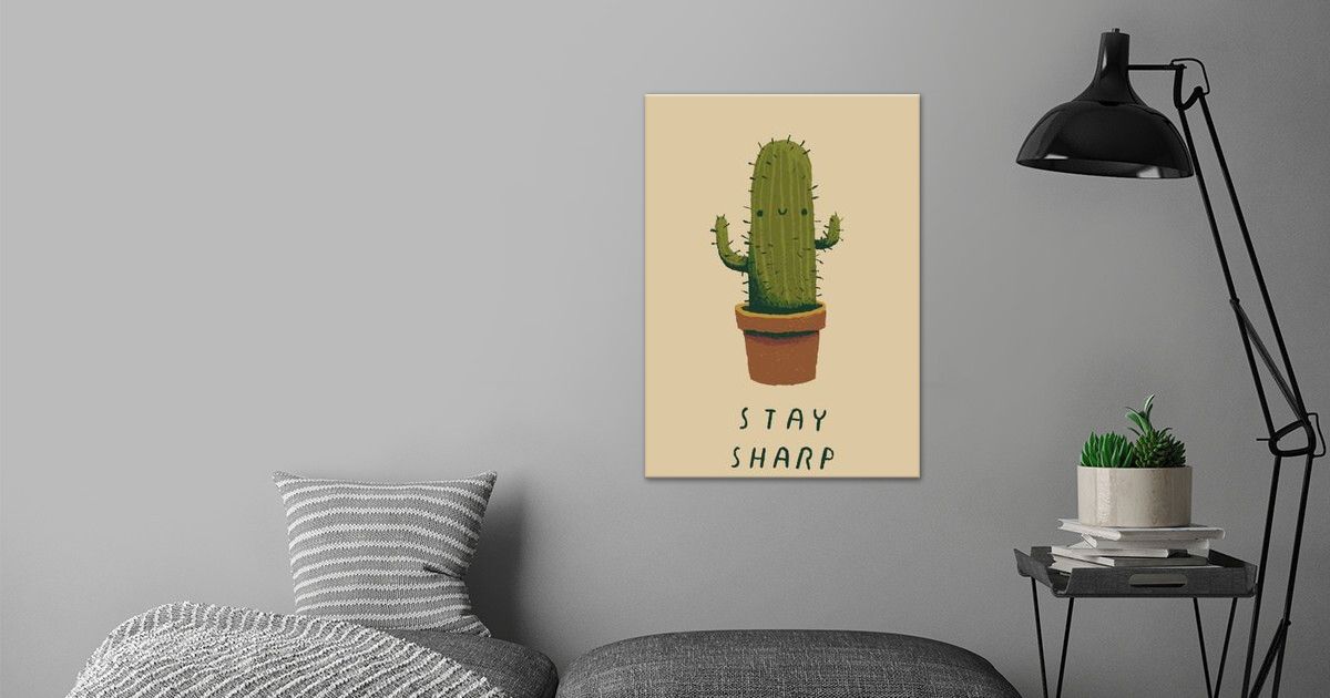 'stay sharp' Poster by Louis roskosch | Displate