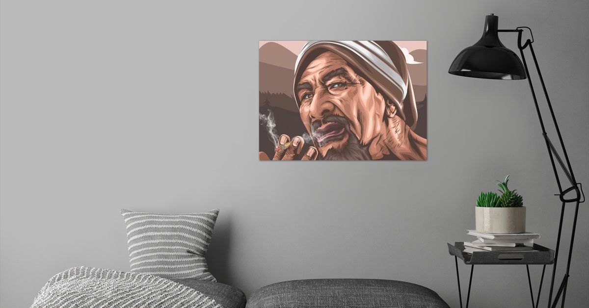 'old man' Poster by capture art | Displate