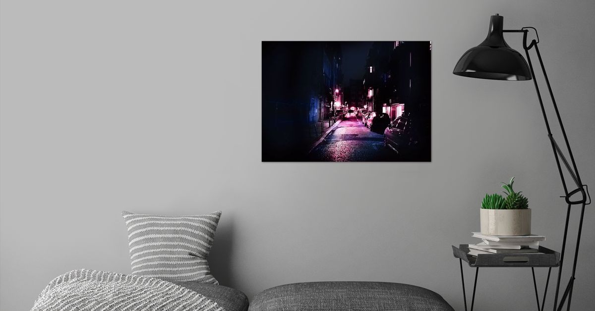 'Cyber Night' Poster by Brian Scutt | Displate