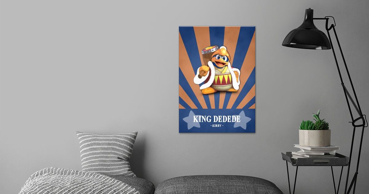 'King Dedede Radial' Metal Poster - Gemini Phoenix | Displate