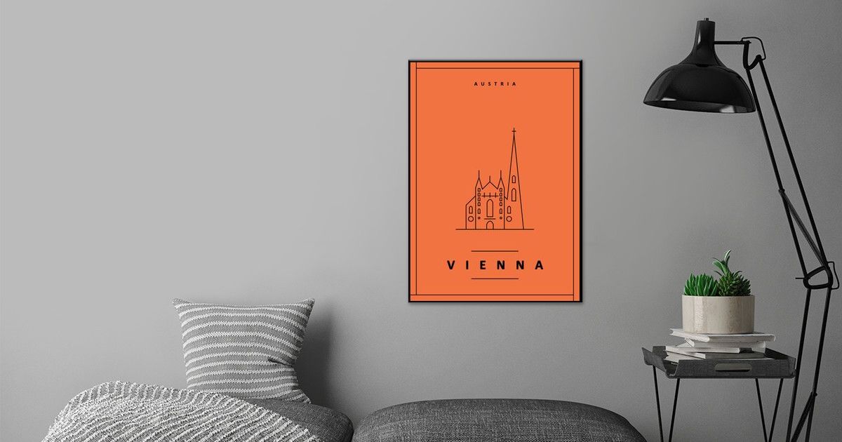'Vienna Minimalist' Poster by Infinity Art | Displate