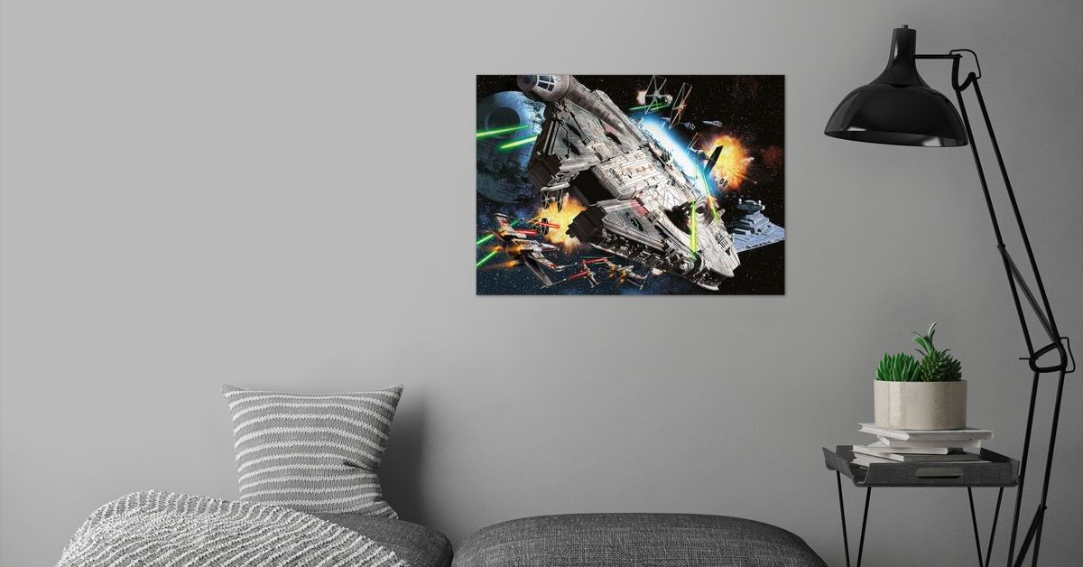 'Millenium Falcon' Poster by Star Wars | Displate