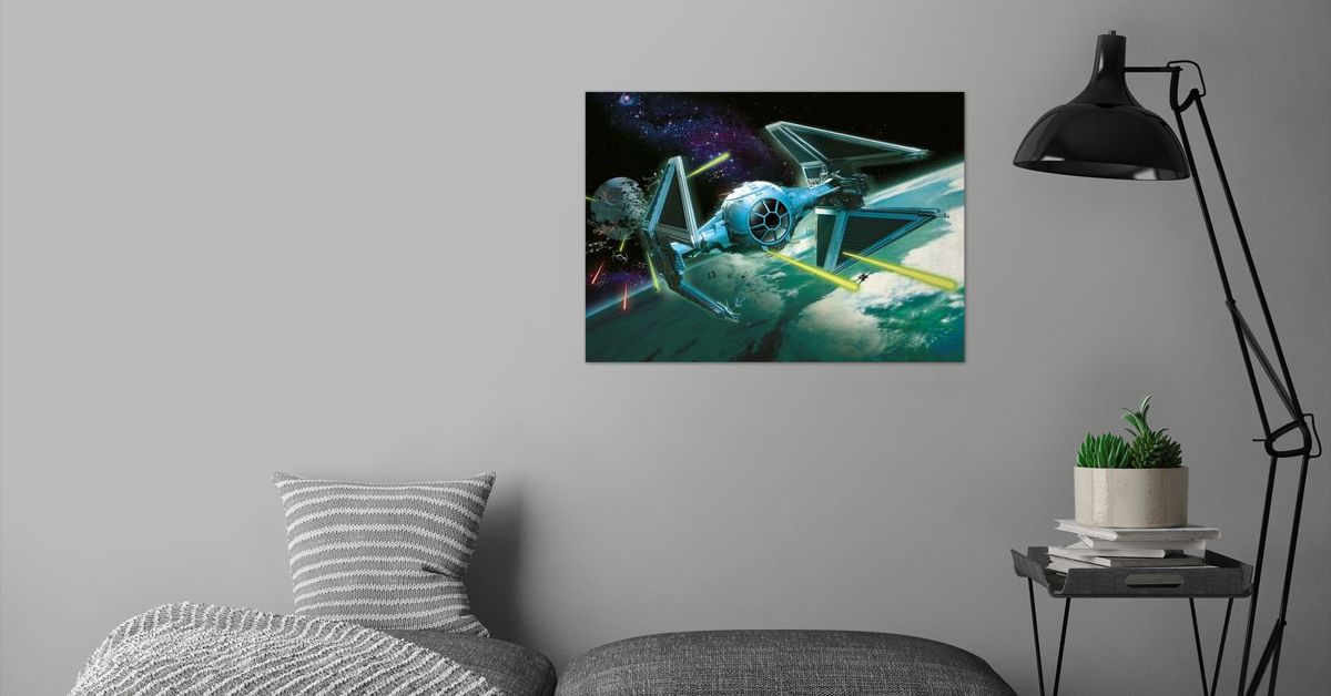 'Tie Interceptor' Poster by Star Wars | Displate