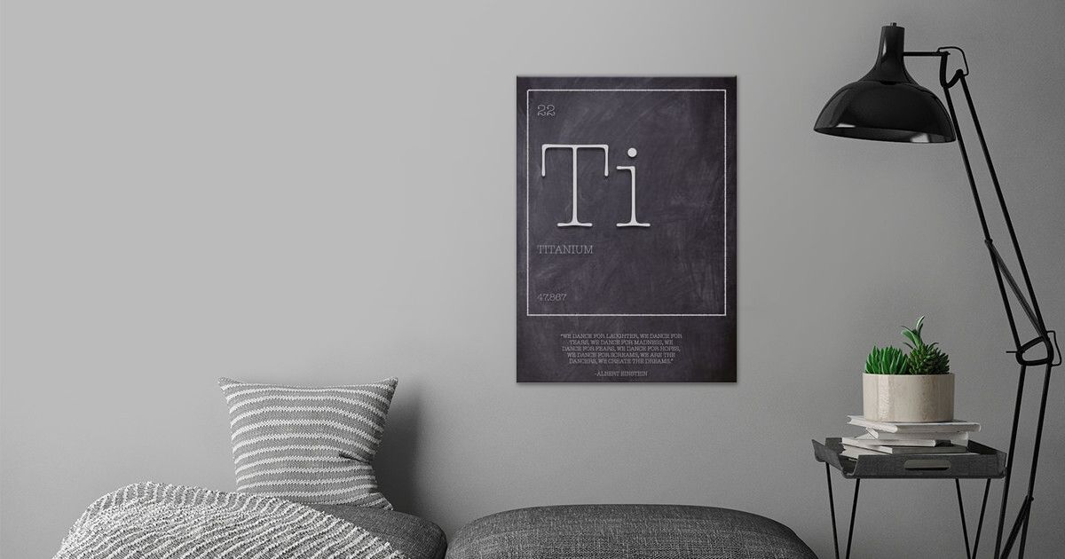 'Titanium' Poster by Chad Clarke | Displate