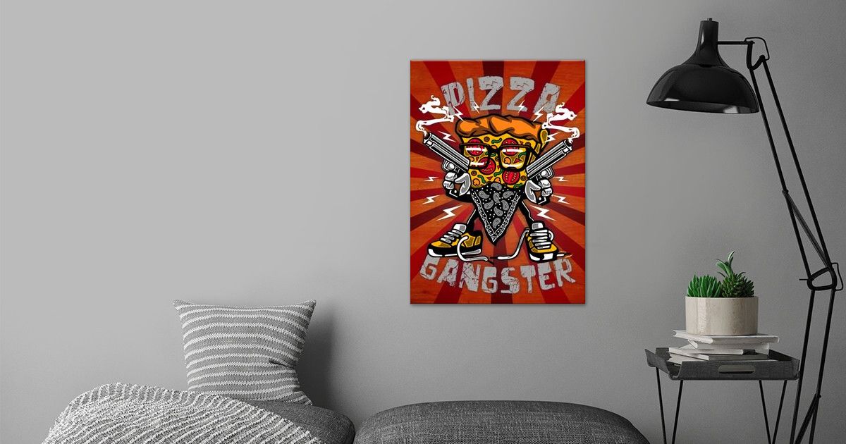 'Pizza Gangster ' Poster by М Dam | Displate