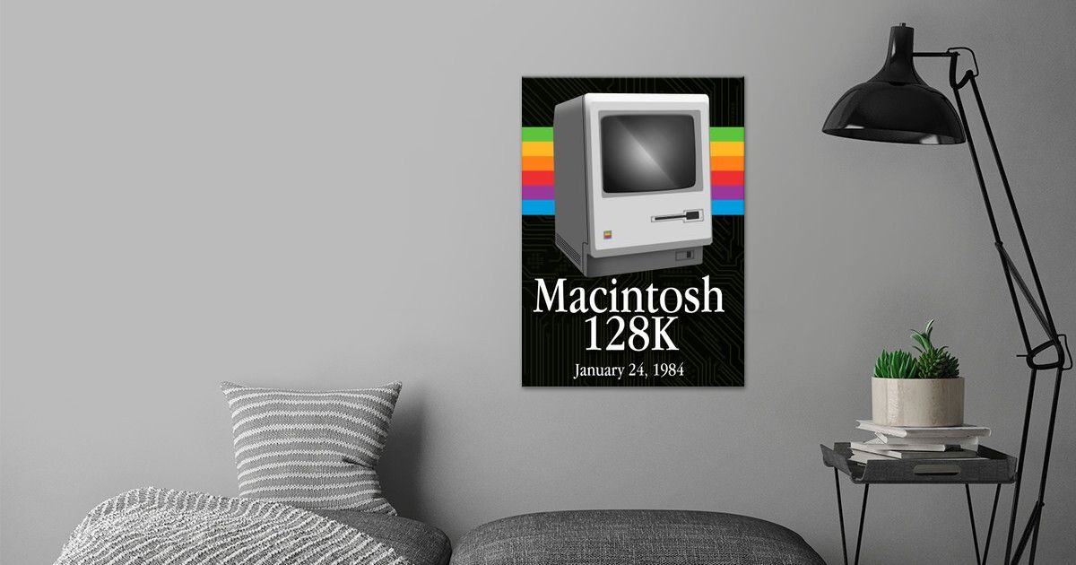 'Macintosh 128K Poster' Poster by Ian Murray | Displate