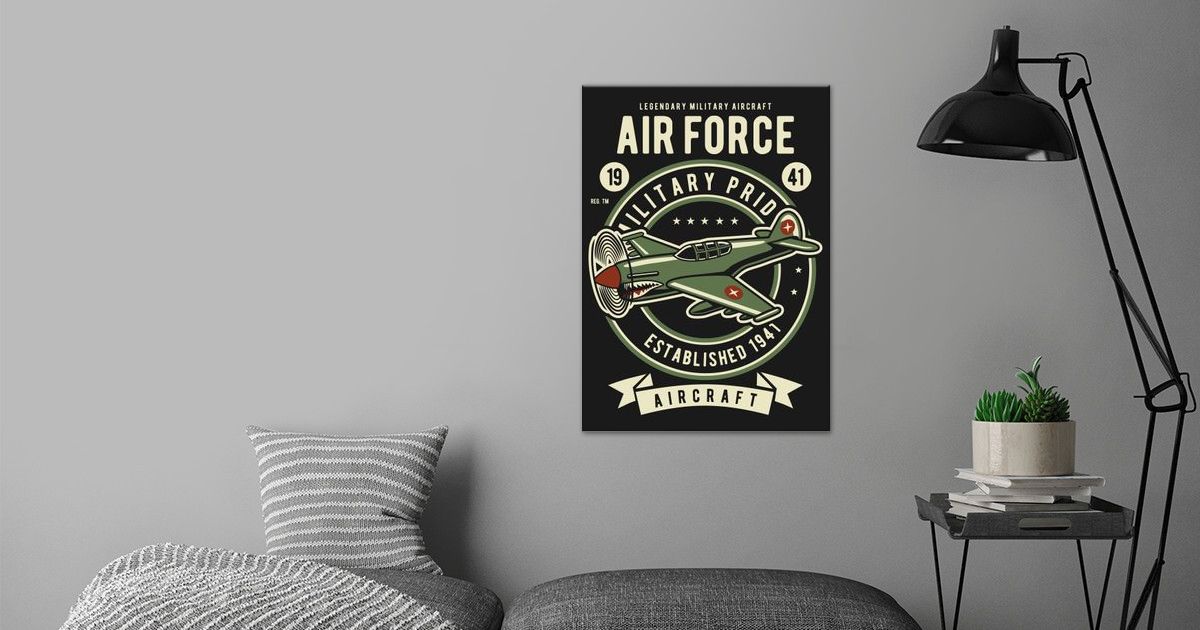 'Air Force' Poster by Aloke Design | Displate