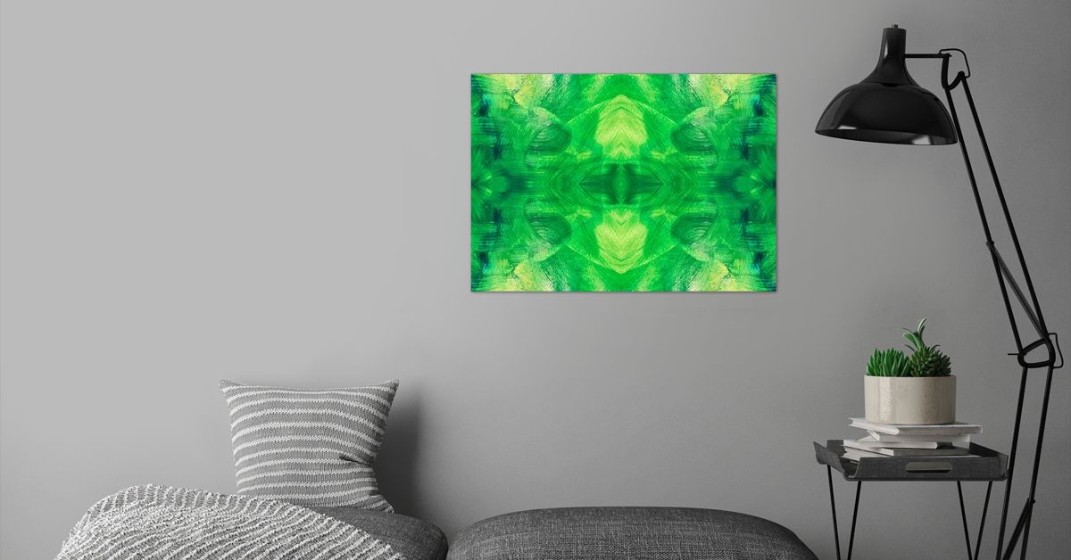 'Green no 3' Poster by RowanArt Creation | Displate