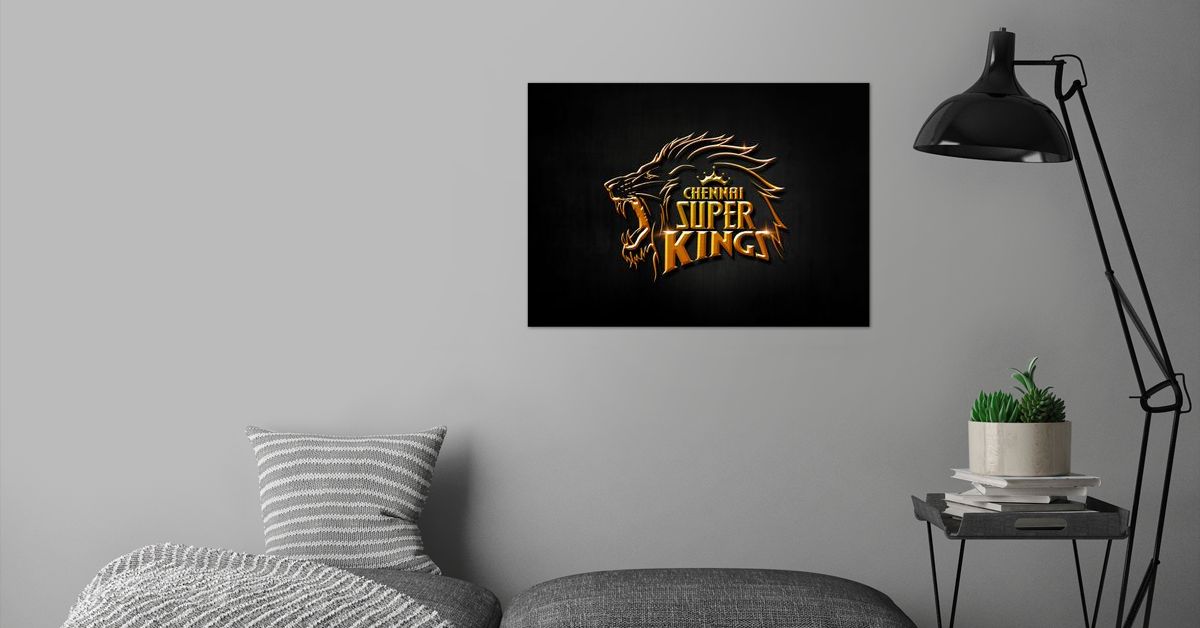 'CSK' Poster by Sriram V | Displate