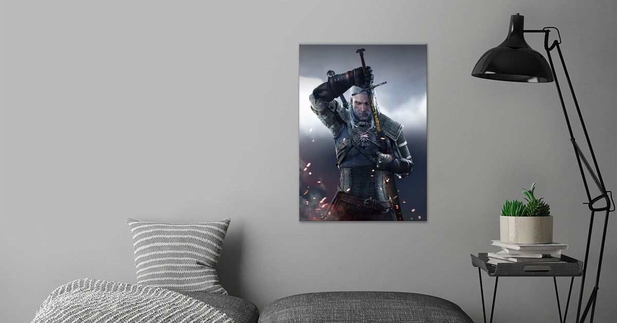 'Geralt Sword' Poster by Witcher 3 | Displate