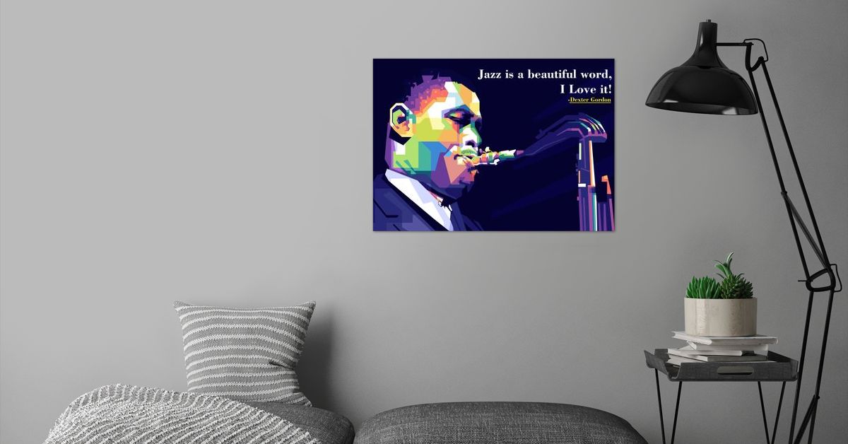 'Dexter Gordon' Poster by ernando febrian | Displate