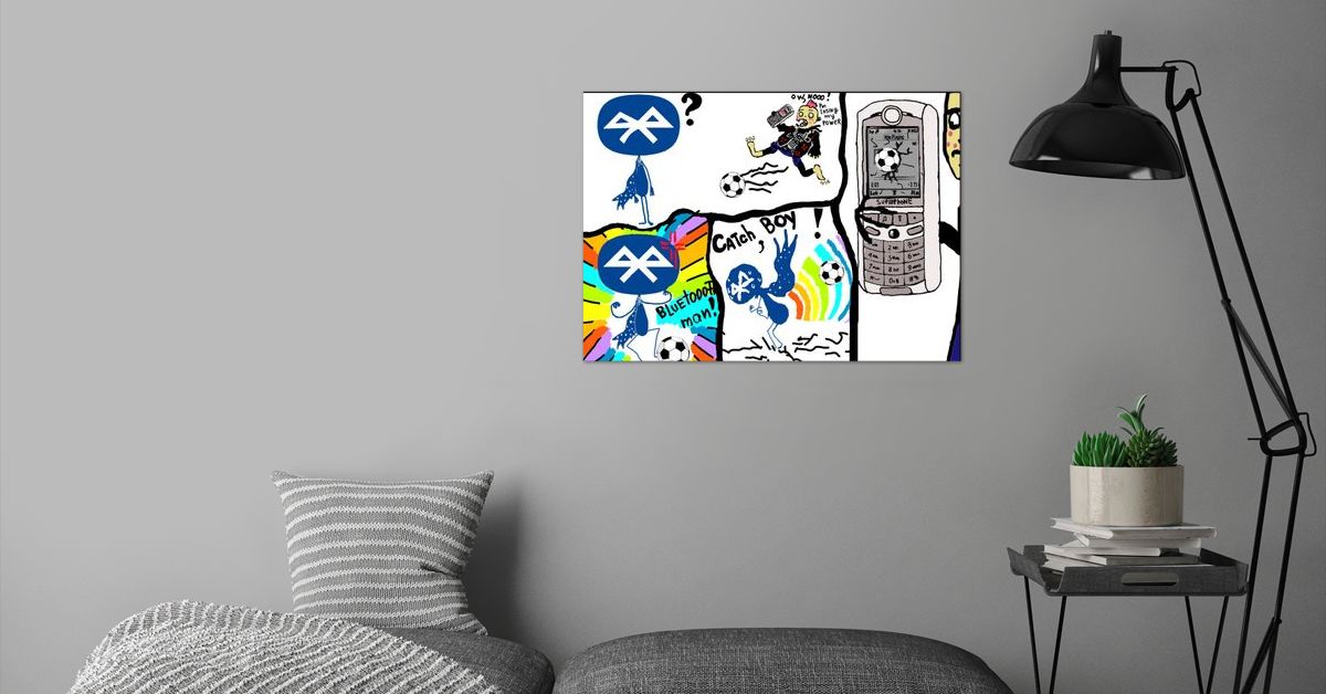 'APR19: Bluetoothman' Poster by Arthur Rand | Displate