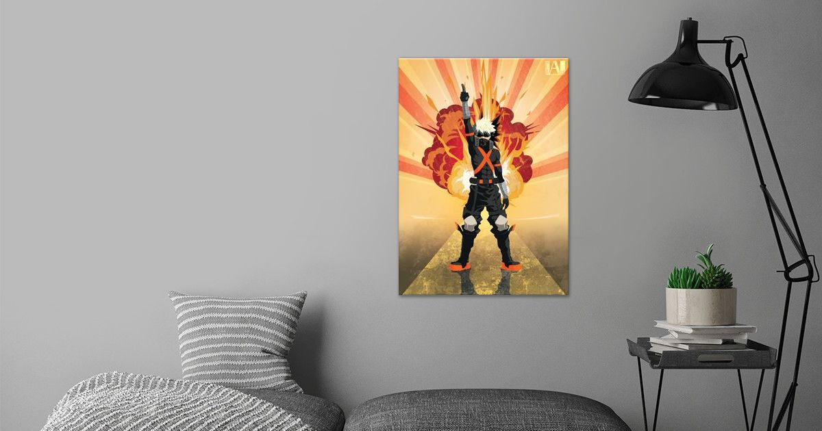 'My Hero Explosion' Poster by Sooru | Displate