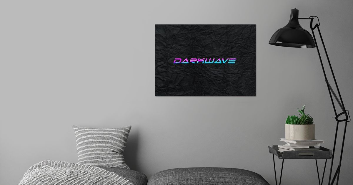 'Darkwave Aesthetic' Poster by Visualz | Displate