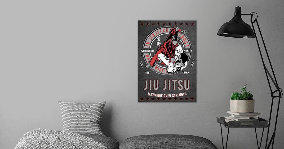 'Jiu Jitsu Bjj Ju Jutsu' Poster by М Dam | Displate