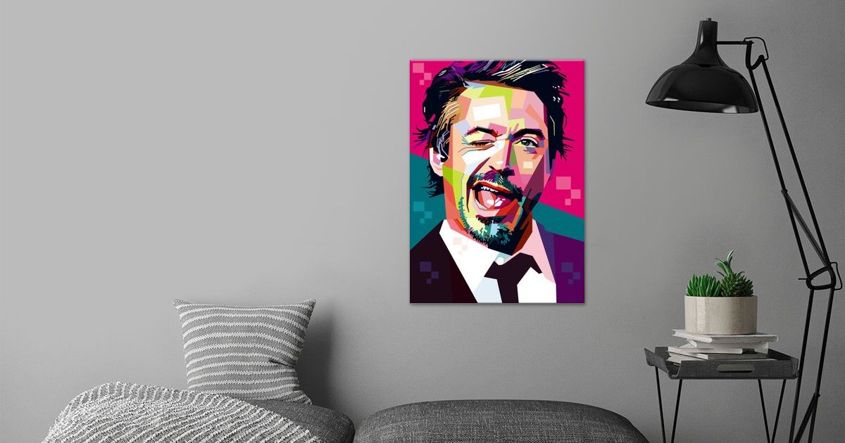 'robert downey jr' Poster by Bintang Studio | Displate