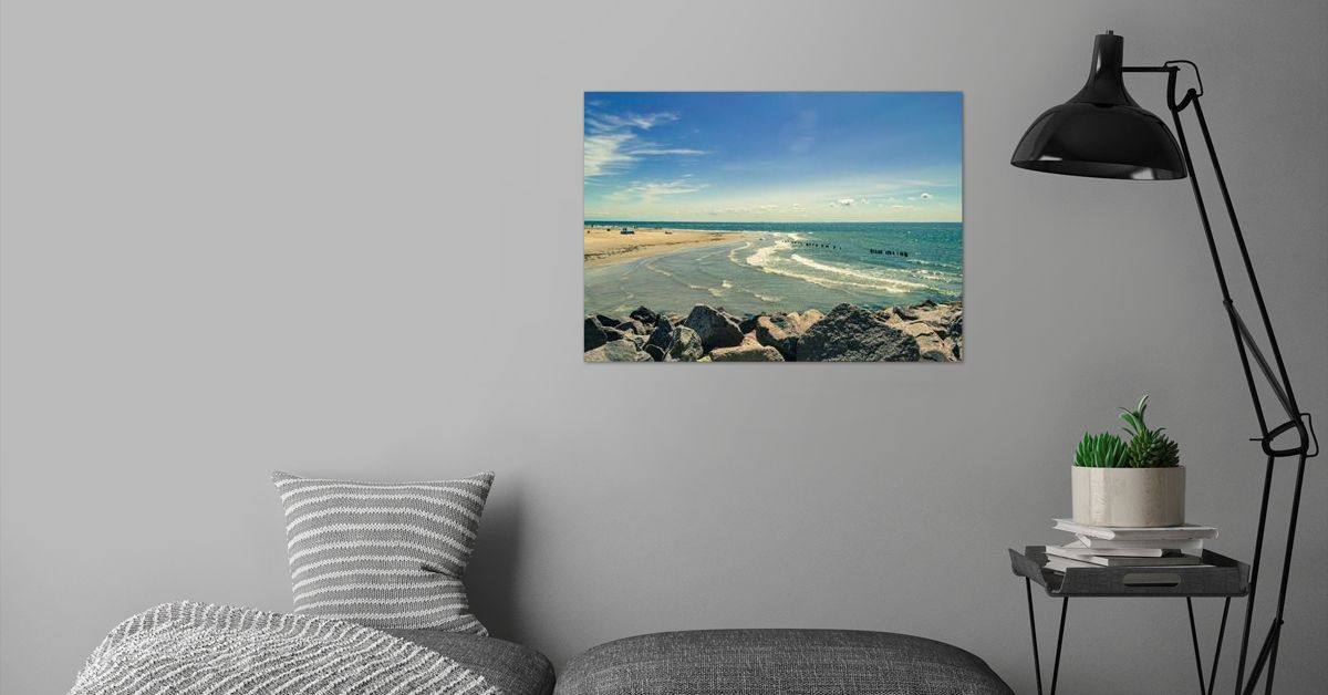 'Scenic seaview' Poster by Maksym Kapliuk | Displate