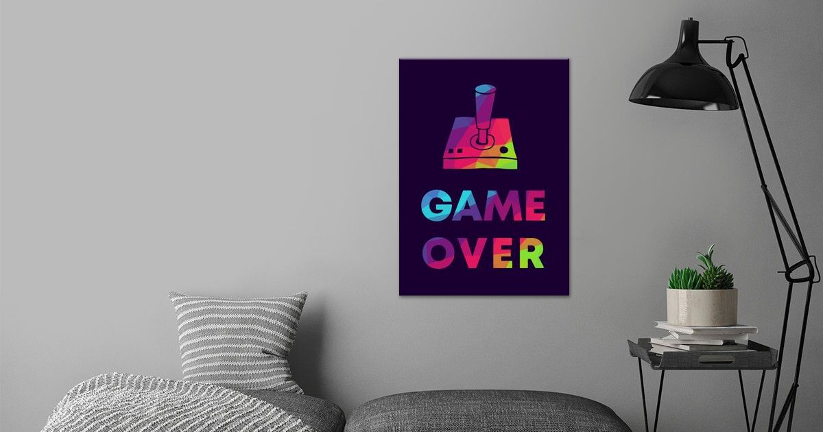 'Game Over 17' Poster by Maricris M | Displate