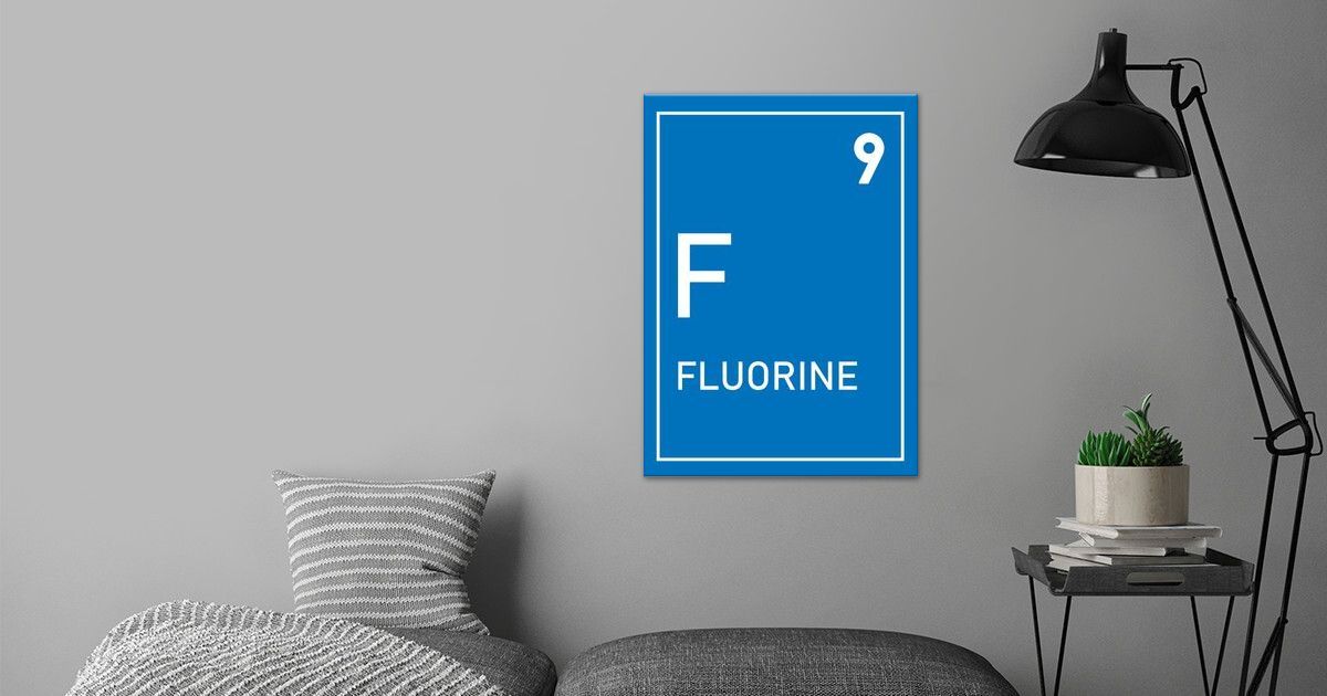 'Fluorine element' Poster by Jonathon McNabb | Displate