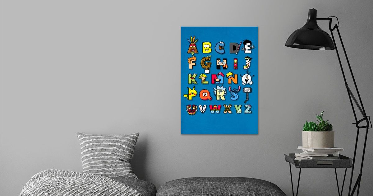 'ABC nerd' Poster by NemiMakeit Fadda | Displate