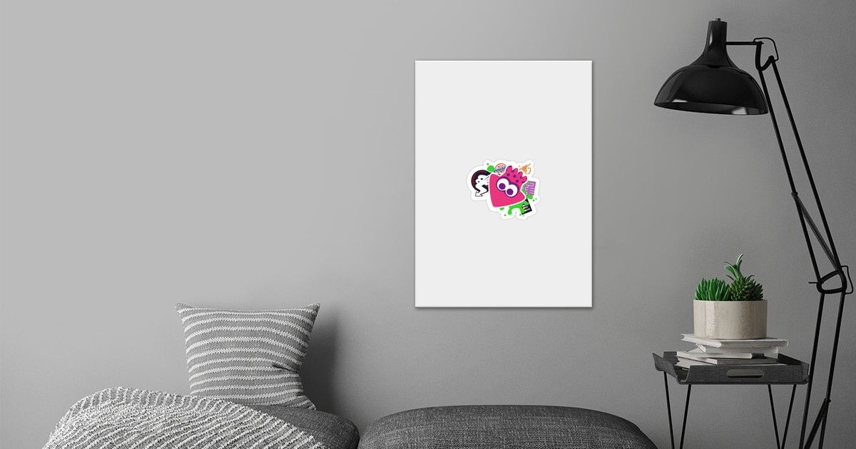'Splatoon 2 Squid Graffiti' Poster by Mozzer | Displate