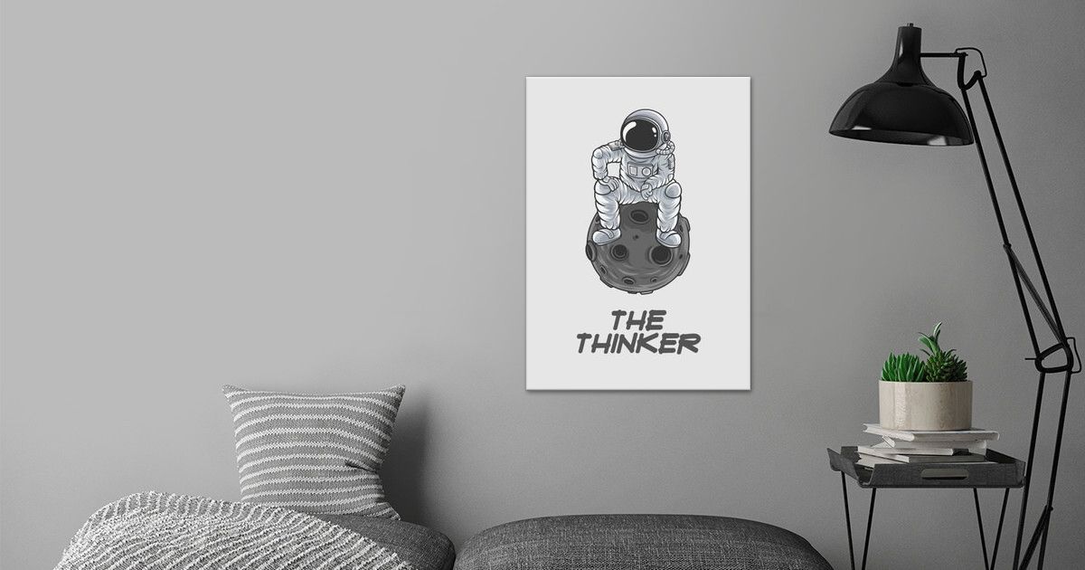 'The Thinker' Poster by Nine Arts | Displate