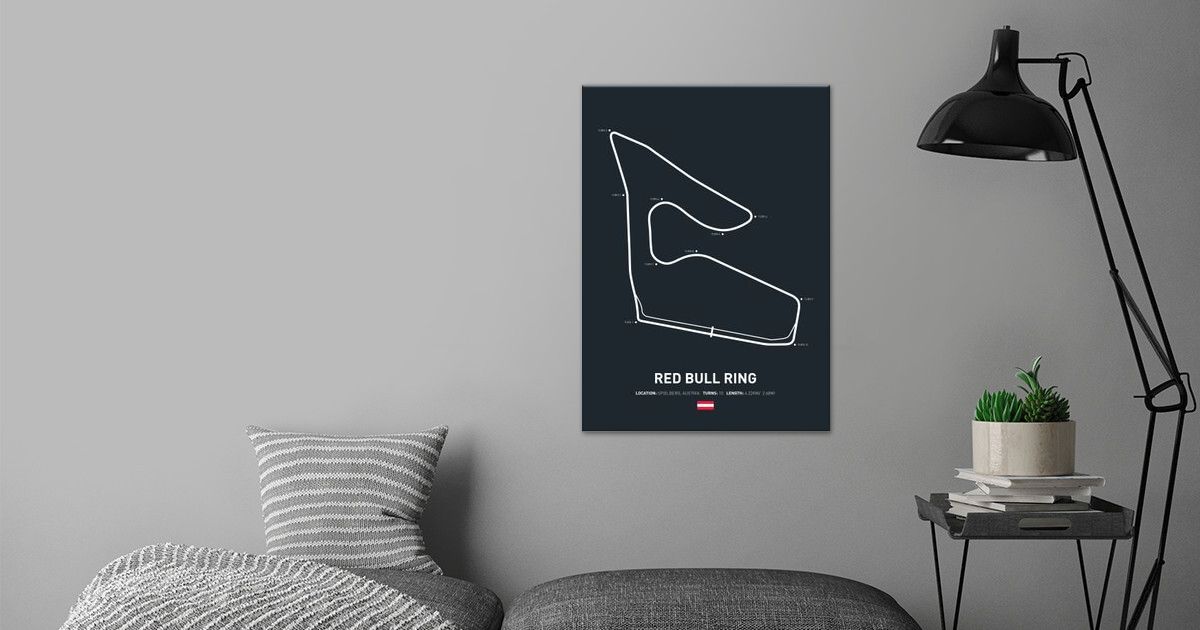 'Red Bull Ring' Poster by Denyon Emmens | Displate