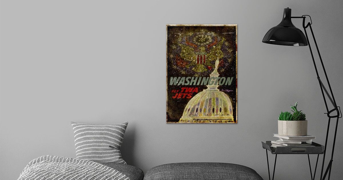 'Washington Fly TWA Jets' Poster by The Poster | Displate
