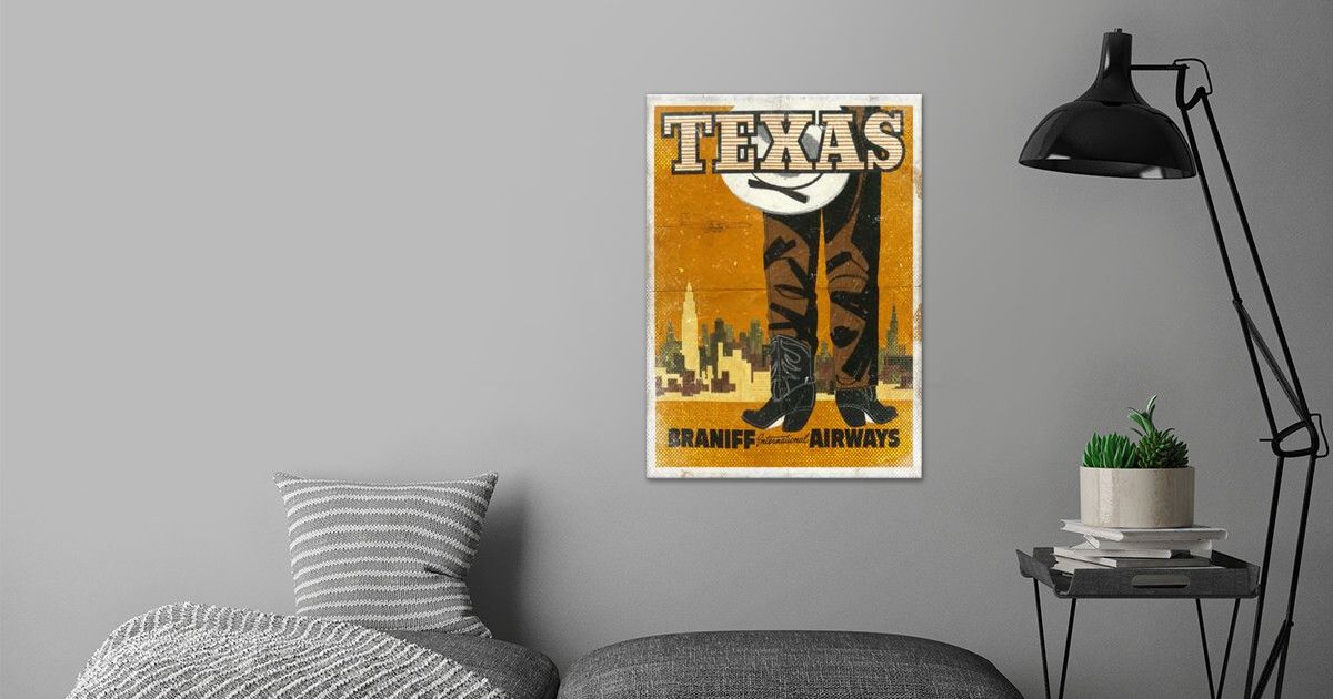 'Texas' Poster by The Poster | Displate