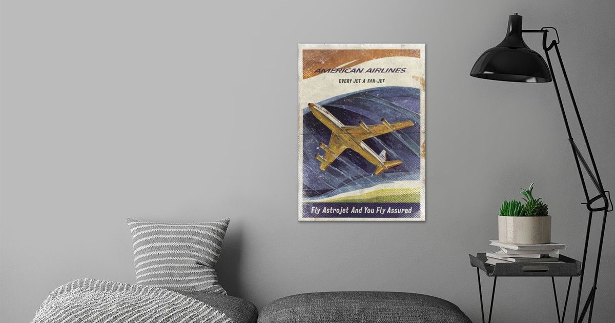 'American Airlines Fly' Poster by The Poster | Displate