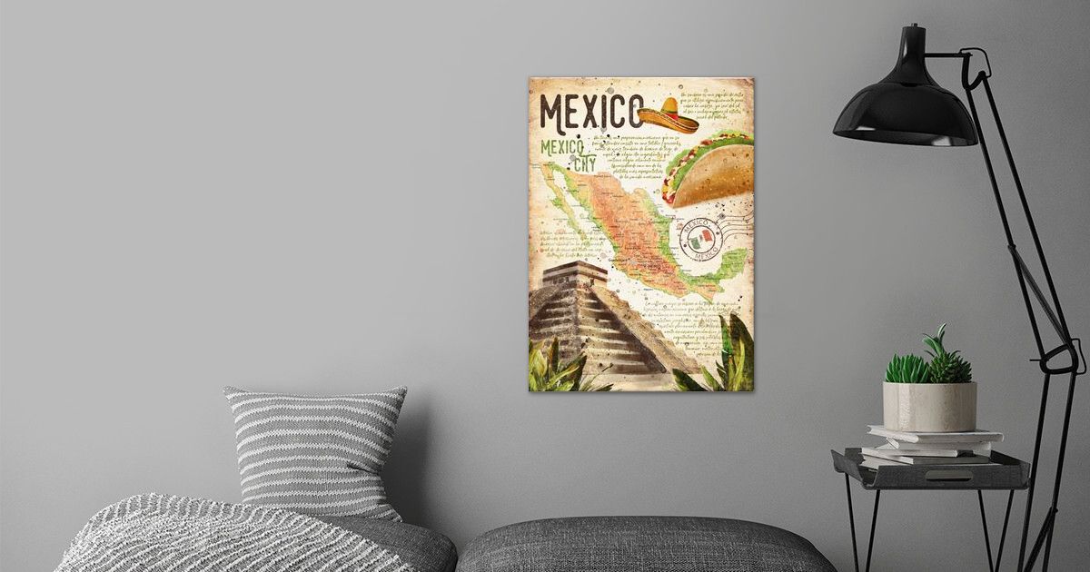 'MEXICO' Poster by Sunny Night | Displate
