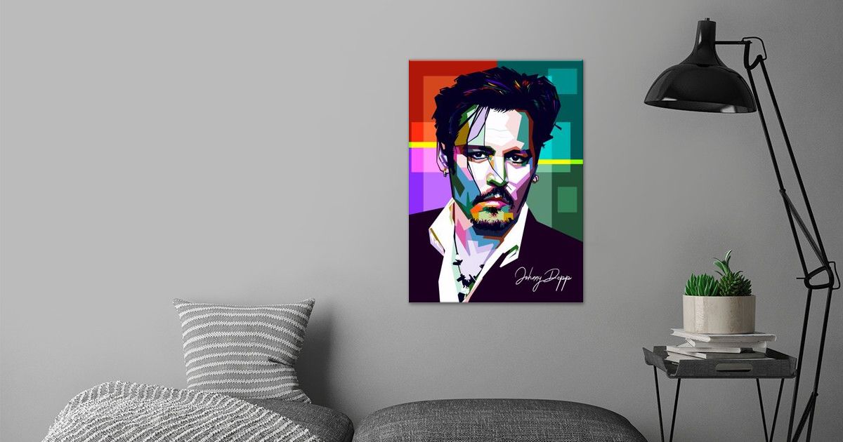 'Johnny Depp' Poster by Sobri Alkavie | Displate